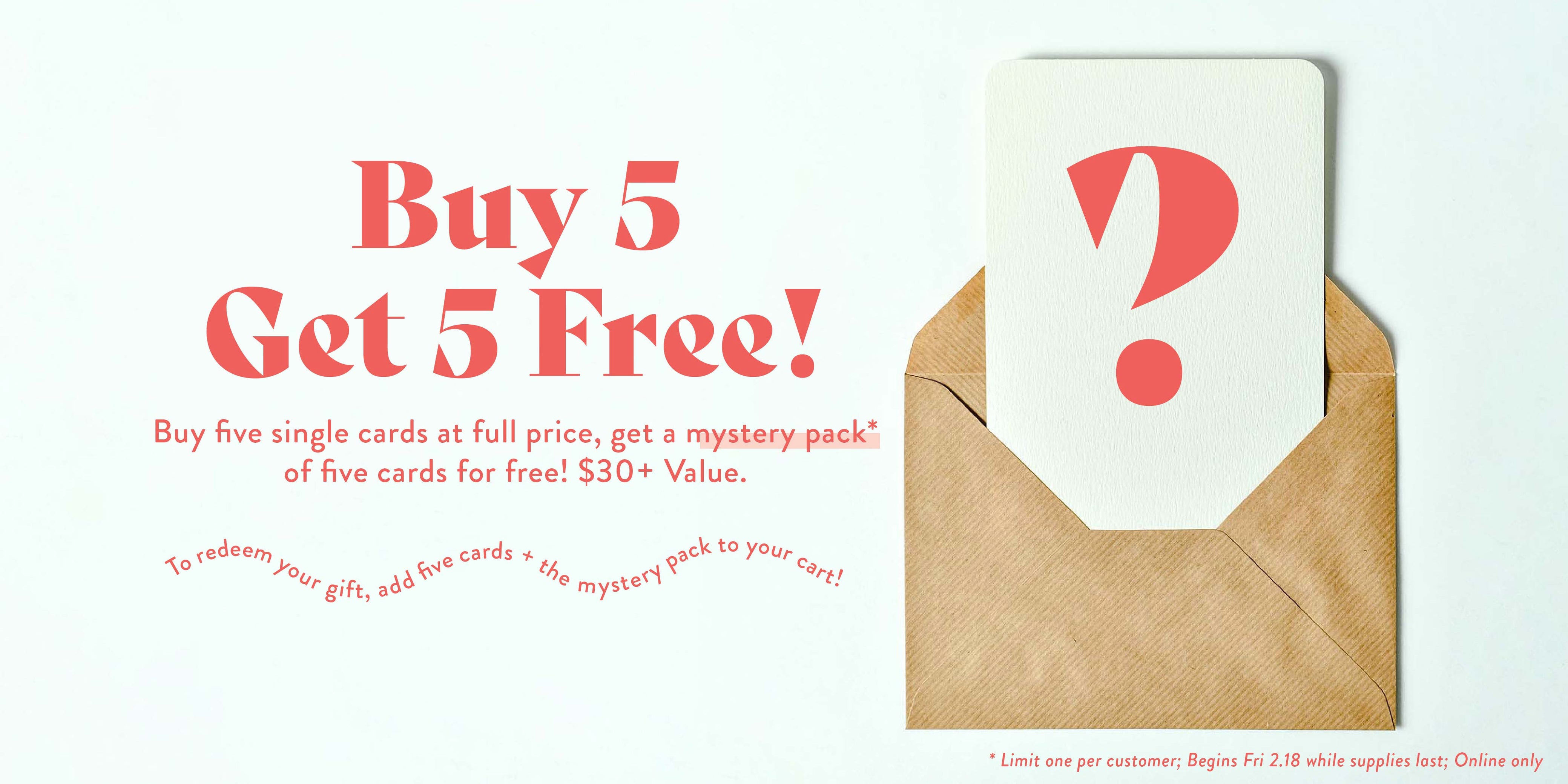 Buy 5 Cards Get 5 FREE! — Rock Paper Scissors